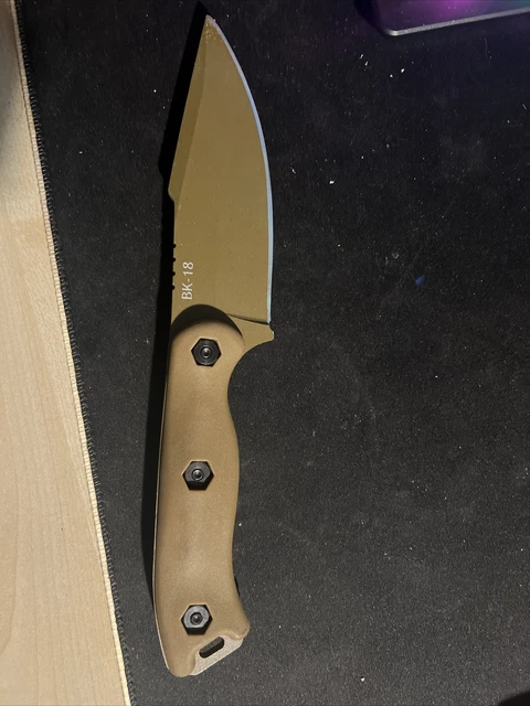 BK18 KA-BAR BECKER Harpoon 1095 Tan Zytel Made USA Messer Outdoor ...