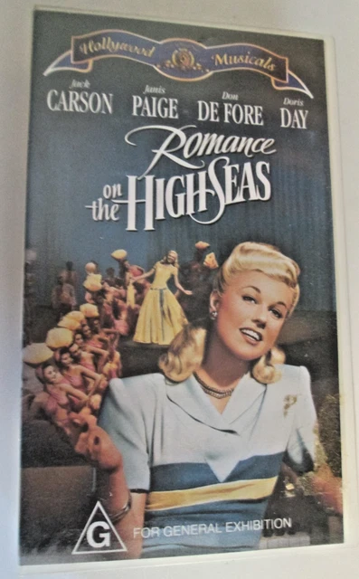 VHS VIDEO TAPE Romance on the High Seas ( 1948) | Musical, Doris Day ...