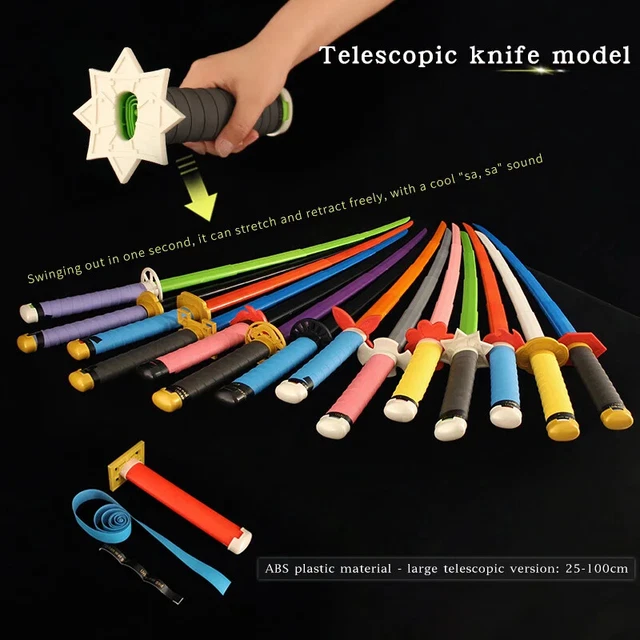 DEMON SLAYER STRETCHABLE Katana Cosplay Knife EUR 46,79 - PicClick FR