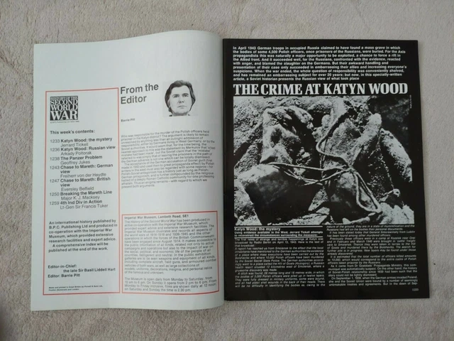 PURNELL'S HISTORY OF the Second World War Magazine No 45 The Crime at ...