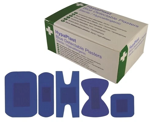 HYPAPLAST ASSORTED BLUE Plaster X100 D7010 Safety First Aid Top Quality ...