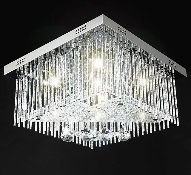 RGB COLOR CHANGING led 40x40cm chandelier ceiling lamp + RC lighting ...
