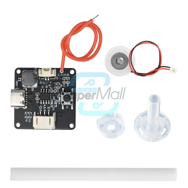 TYPE-C USB MINI Humidifier DIY Kits Mist Maker and Driver Circuit Board ...