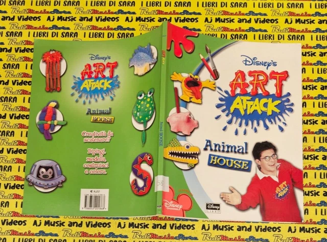 BOOK LIBRO ART ATTACK animal house 2003 DISNEY LIBRI (SG21) EUR 7,50 ...
