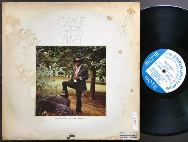 Grant Green Alive Lp Blue Note Bst 84360 Us 1970 Rvg Liberty Ronnie Foster Eur 6958 Picclick Fr