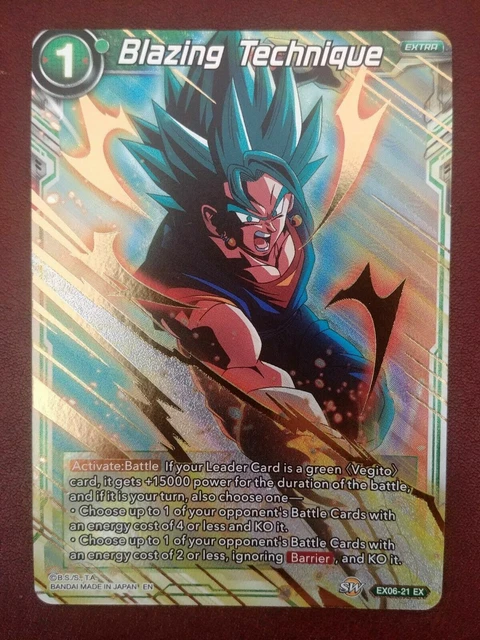 DRAGON BALL SUPER DBS English TCG Blazing Technique Anniversary Foil ...