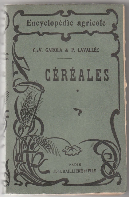 GAROLA & LAVALEE General Cultivation Principles Volume 1 Cereals £14.05 ...