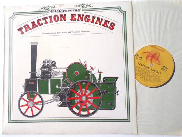 TRACTION ENGINES - BBC Diesel Engines Sound Effects vinyl LP Ex ...