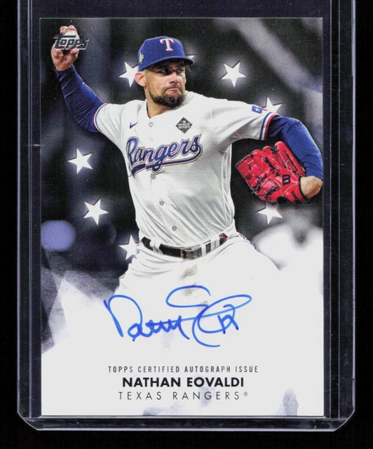 NATHAN EOVALDI 2024 Topps #BSA2-NE Baseball Stars Autografi EUR 28,21 ...