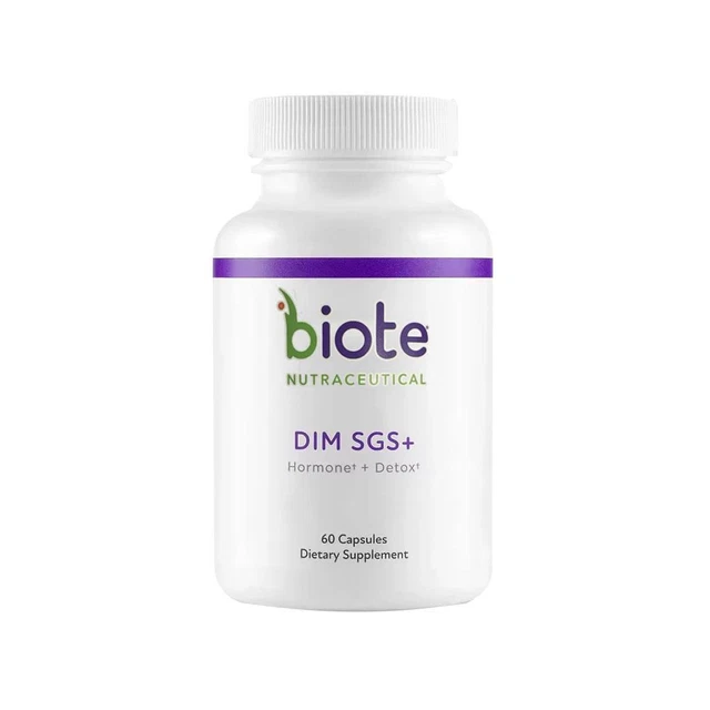 BIOTE NUTRACEUTICAL DIM Sgs+ Hormone+ Detox+ 60 Capsules Improve ...