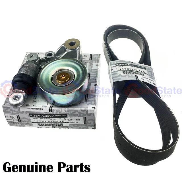 GENUINE NISSAN PATROL GU Y61 ZD30DDTi 3.0L Engine Drive Belt Tensioner + Belt EUR 317,64 ...