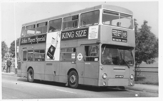 LONDON BUS PHOTO - DMS2182 (TH) route 115 £0.50 - PicClick UK