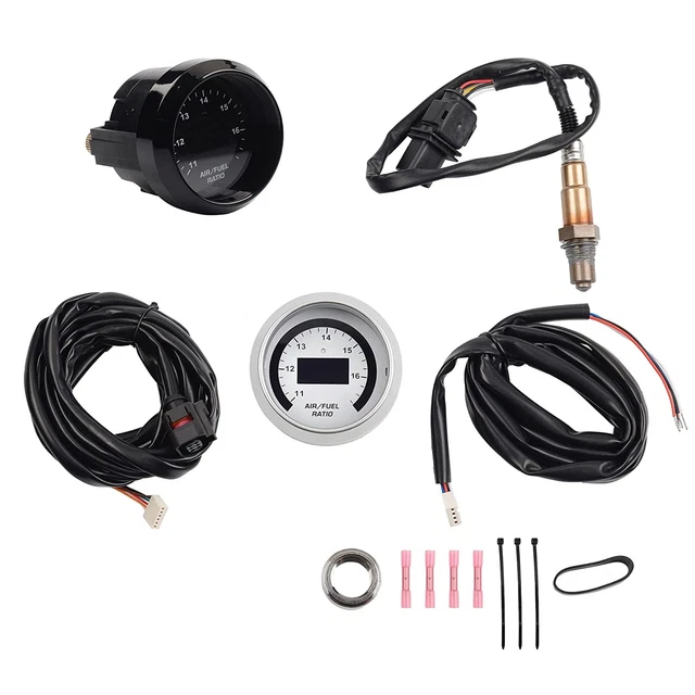 30-4110 AIR FUEL Ratio Gauge 52mm Wideband AFR Kit with LSU 4.9 Sensor ...