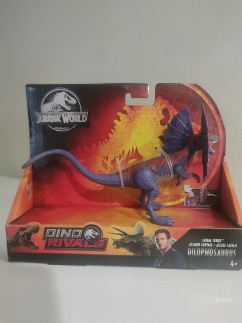MATTEL JURASSIC WORLD dino rivals dilophosaurus EUR 59,99 - PicClick IT