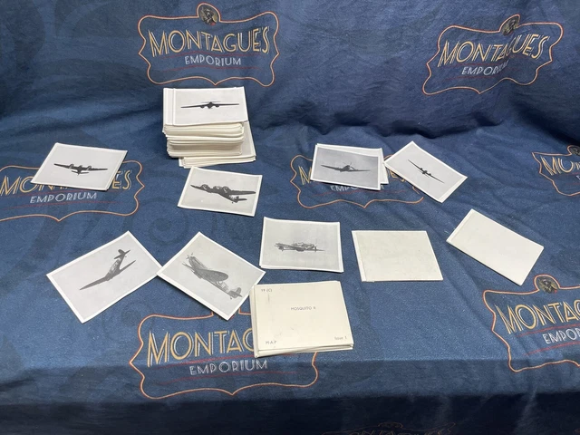 WW2 ARP RAF spotter card plane id cards 350 approx some new sealed see ...