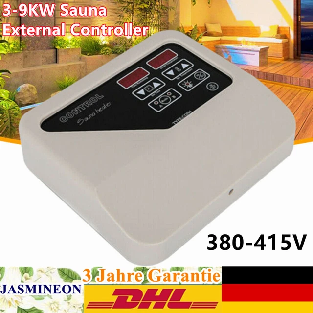 SAUNASTEUERUNG SAUNASTEUERGERÄT 3-9KW Sauna Steuerung Sauna External ...