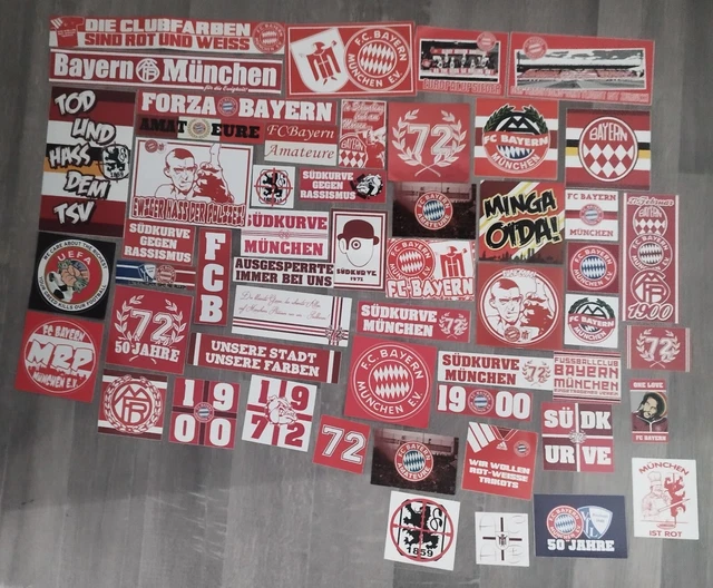 AUFKLEBER MIX ULTRAS Bayern München 53x Sticker Fanszene Vereins ...