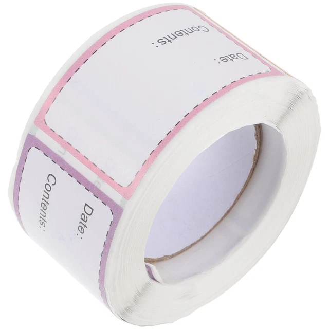 FOOD LABEL STICKERS Freeze Labels Removable Storage for Containers £5. ...