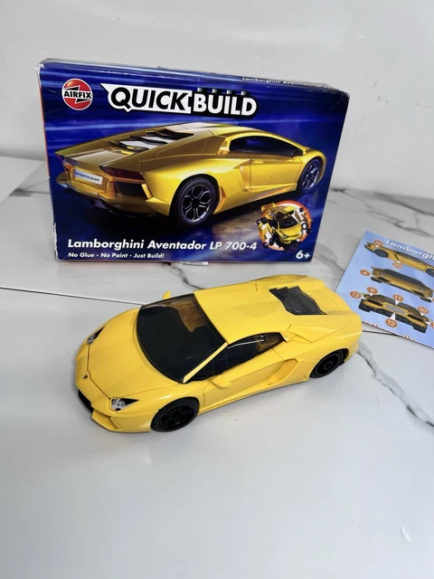 AIRFIX QUICKBUILD LAMBORGHINI Aventador Immaculate, Slight Damage On ...