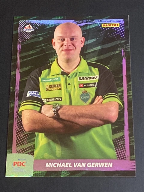 2025 PANINI PDC World Championship Darts - Michael van Gerwen Pink ...