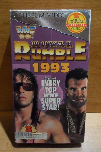 WWF ROYAL RUMBLE 1993 VHS Coliseum Video Tested WWE £37.66 - PicClick UK