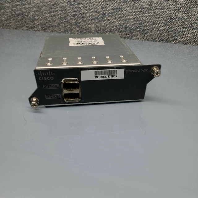 CISCO C2960X-STACK FLEXSTACK Plus Hot Swap Stacking Module £15.50 ...