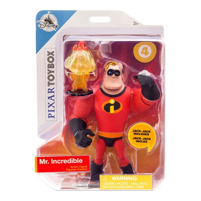 DISNEY STORE TOY Box Action Figures - MR. INCREDIBLE 2 PACK (The ...
