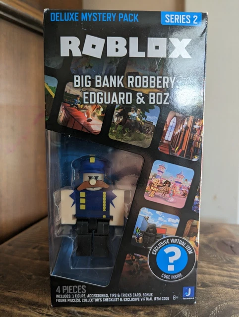 NEW ROBLOX DELUXE Mystery Pack Big Bank Robbery: Edguard & Boz Free ...