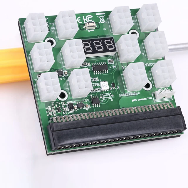 POWER BREAKOUT BOARD 6Pin Voltmeter LED Display Power Conversion Module ...