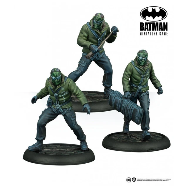 FIGURINE BATMAN MINIATURE Game DC Knight Models - The Riddler Followers ...
