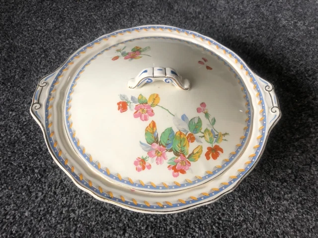 ART DECO 1930S F. Buckley & Son Plex Pottery 'Cream Petal' Ceramic ...