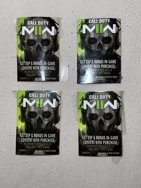 JACK LINKS CALL of Duty Modern Warfare II 2 MW2 code 2XP Sasquatch un ...