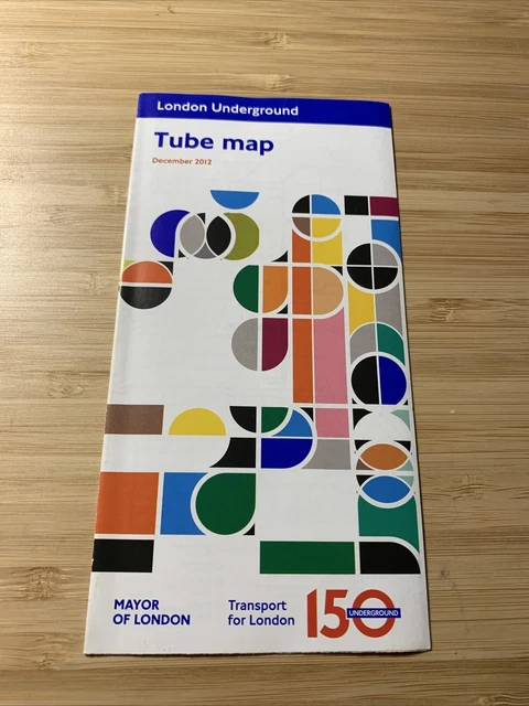TFL LONDON UNDERGROUND Tube map December 2012 edition EUR 2,03 ...