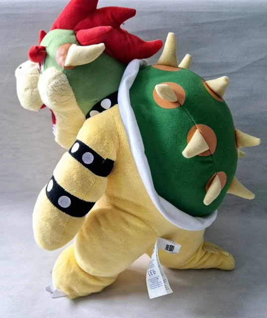 BUILD-A-BEAR WORKSHOP BOWSER Plush Super Mario Nintendo King Koopa Soft ...