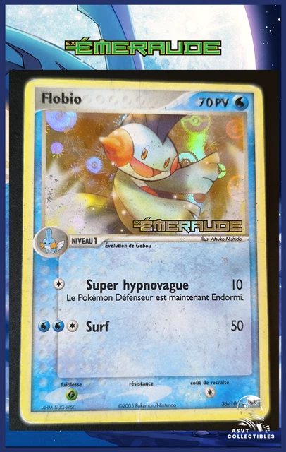 CARTE POKÉMON FLOBIO 36/106 Reverse Stamped EX Emeraude FR EUR 12,99 ...