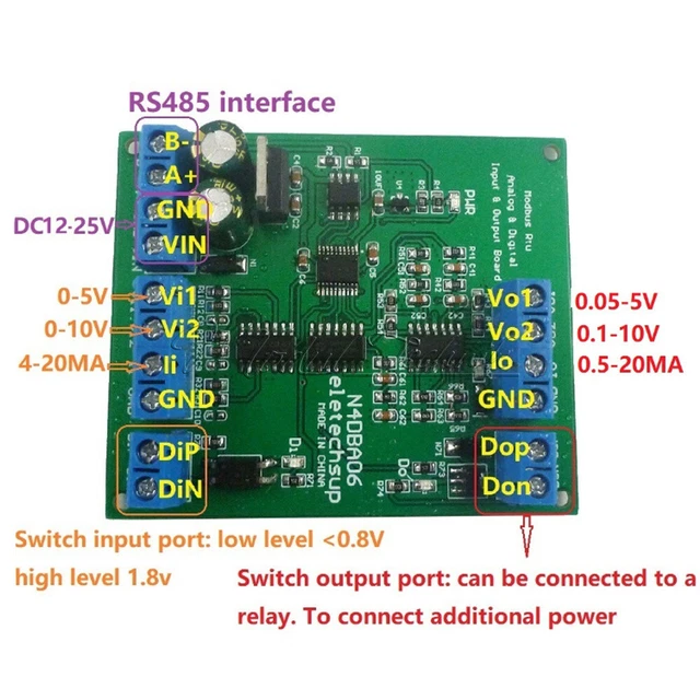 Modbus Rtu 4 Channel Relay Module FOR SALE! - PicClick