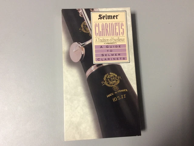 SELMER CLARINETS A Guide To Selmer Clarinets Vintage VHS Tape £3.79 ...