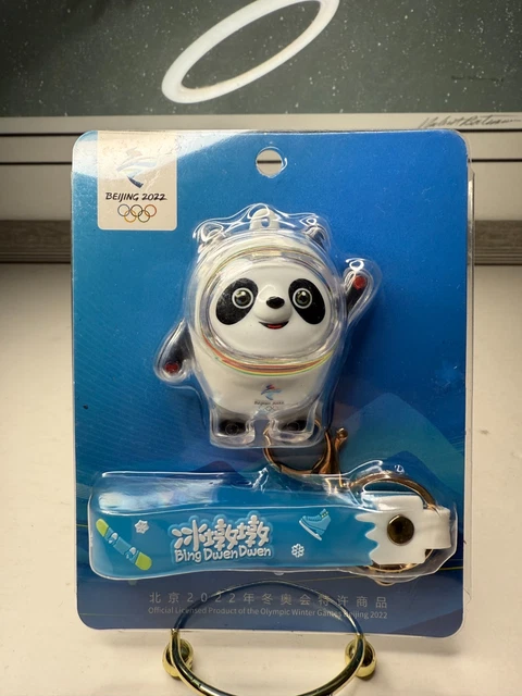 北京 BEIJING 2022 Olympic 奥运会 "Bing Dwen Dwen" Collectible Panda Keychain ...