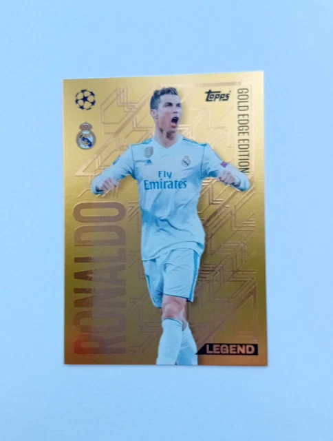 CARTA CRISTIANO RONALDO Gold Edge Edition GE 7 - Topps Match Attax 2024 ...