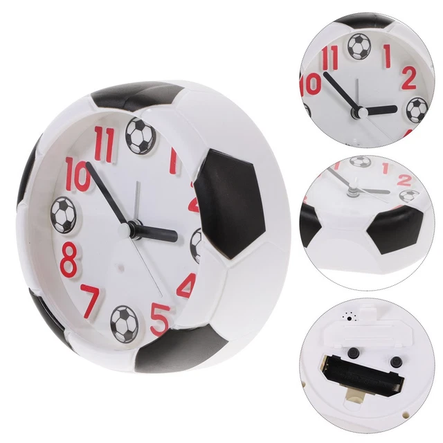 FOOTBALL ALARM CLOCK Student Boys Digital for Teens Analog Soccer £11. ...