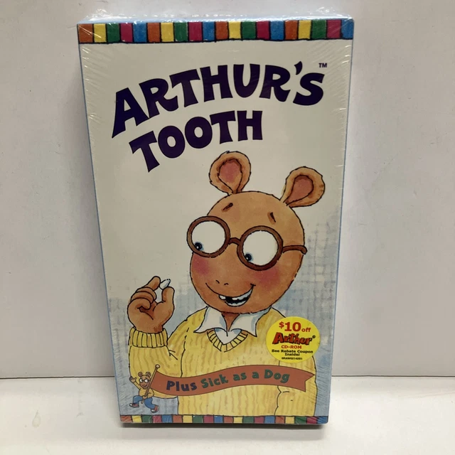 ARTHURS TOOTH VHS Tape - Plus Sick as a Dog 1998 NEW Sealed Kids Movie ...