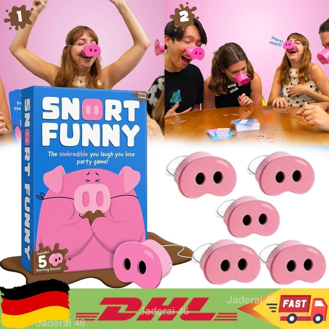SNORT FUNNY: OINKCREDIBLE You Laugh You Lose Party Game,150 Wacky ...