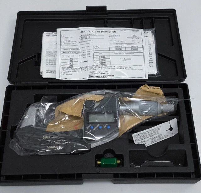 MITUTOYO DIGIMATIC MICROMETER IP65 Coolant Proof 1-2" new in box £129. ...