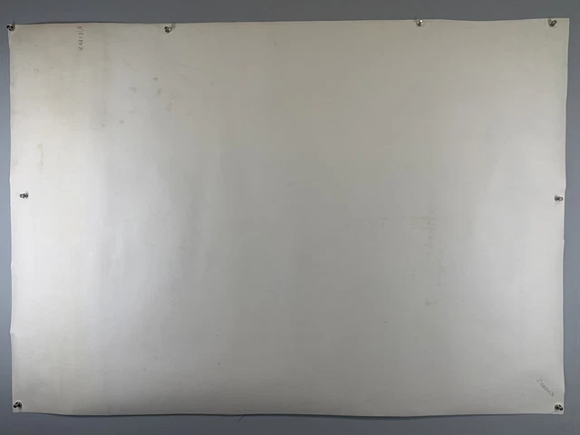 NIRVANA AFFICHE KURT Cobain Dave Grohl Novoselic Original Promo Environ ...