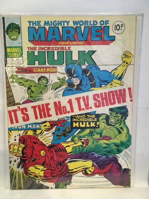 MIGHTY WORLD OF Marvel Featuring Incredible Hulk #327 Marvel UK ...
