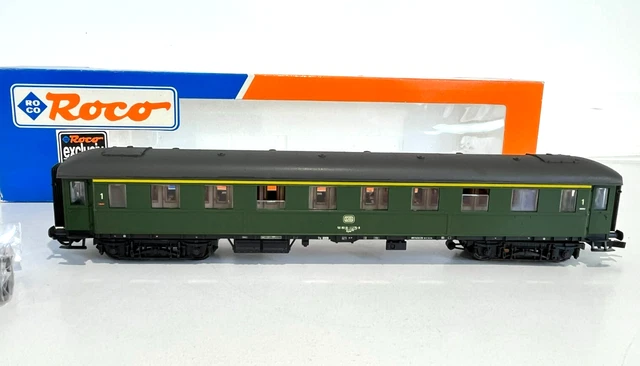 H0 ROCO 44554 Express Train Car 1st Class Good Condition In Original ...