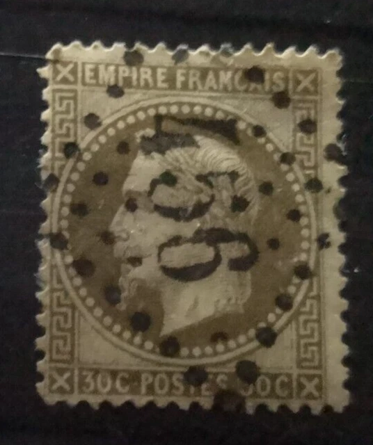 TIMBRE FRANCE NAPOLÉON EMPIRE N°30 / 30.c brun obl losange gros chiffre 456 EUR 0,80 - PicClick FR