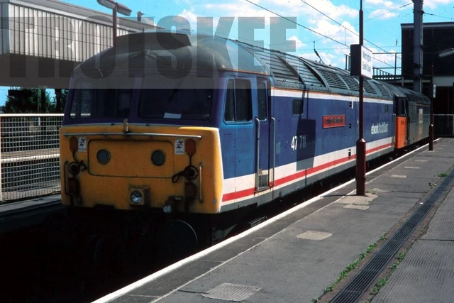 35MM SLIDE BR British Rail Diesel Loco Class 47 47711 1997 Original £4. ...