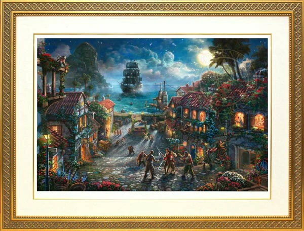 DISNEY/THOMAS KINCADE PIRATE Of The Caribbean Certificate Work Zikure ...