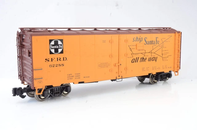 ARISTOCRAFT G GAUGE Santa Fe 'El Capitan West' Steelside Box Car #62288 ...